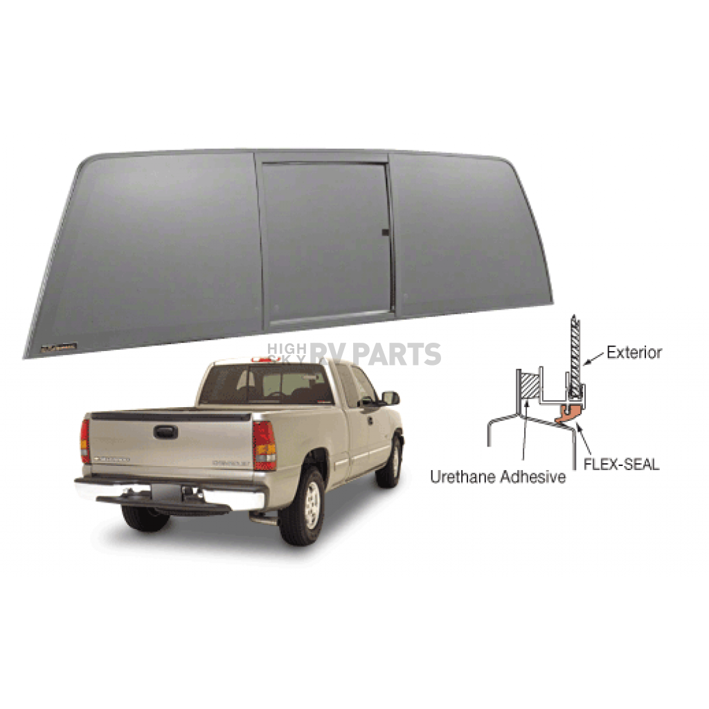 CRL inchPerfect Fit inch Tri-Vent Slider with Solar Glass for 1999-2013 ...