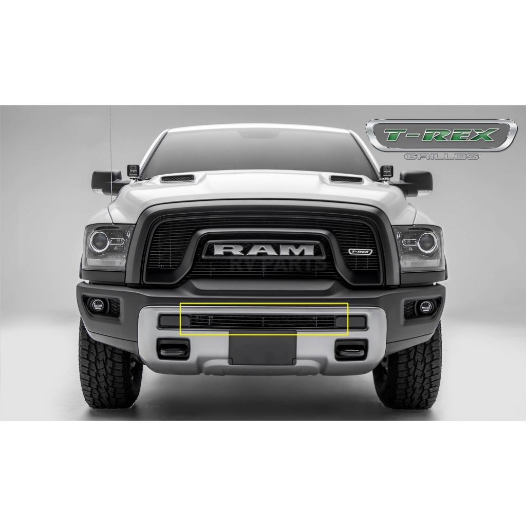 T-Rex Truck Products Bumper Grille Insert Overlay Powder Coated Black ...