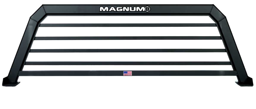 Magnum Truck Racks Headache Rack Louvered Aluminum Black Matte Powder ...
