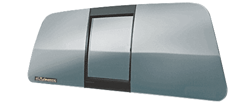 CRL 'All-Glass' Look Tri-Vent Three Panel Slider with Light Gray Glass ...