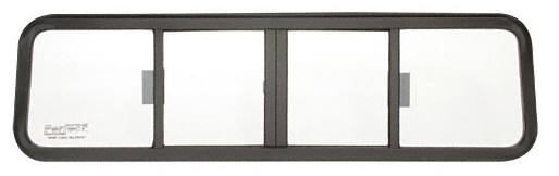 CRL Duo-Vent Four Panel Big Rig Slider with Clear Glass 1976 ...