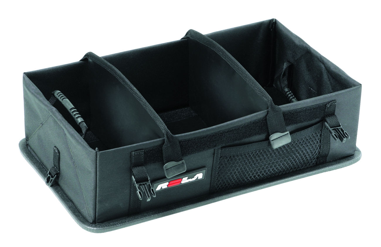 Rola Cargo Organizer Black Nylon Rectangular 3 Compartments Trunk ...