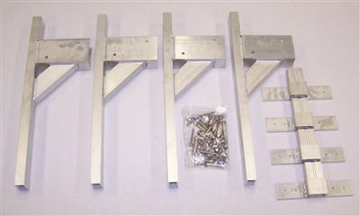 Rack-Em Ladder Rack Mounting Bracket Aluminum Set of 4 - RA-28B ...