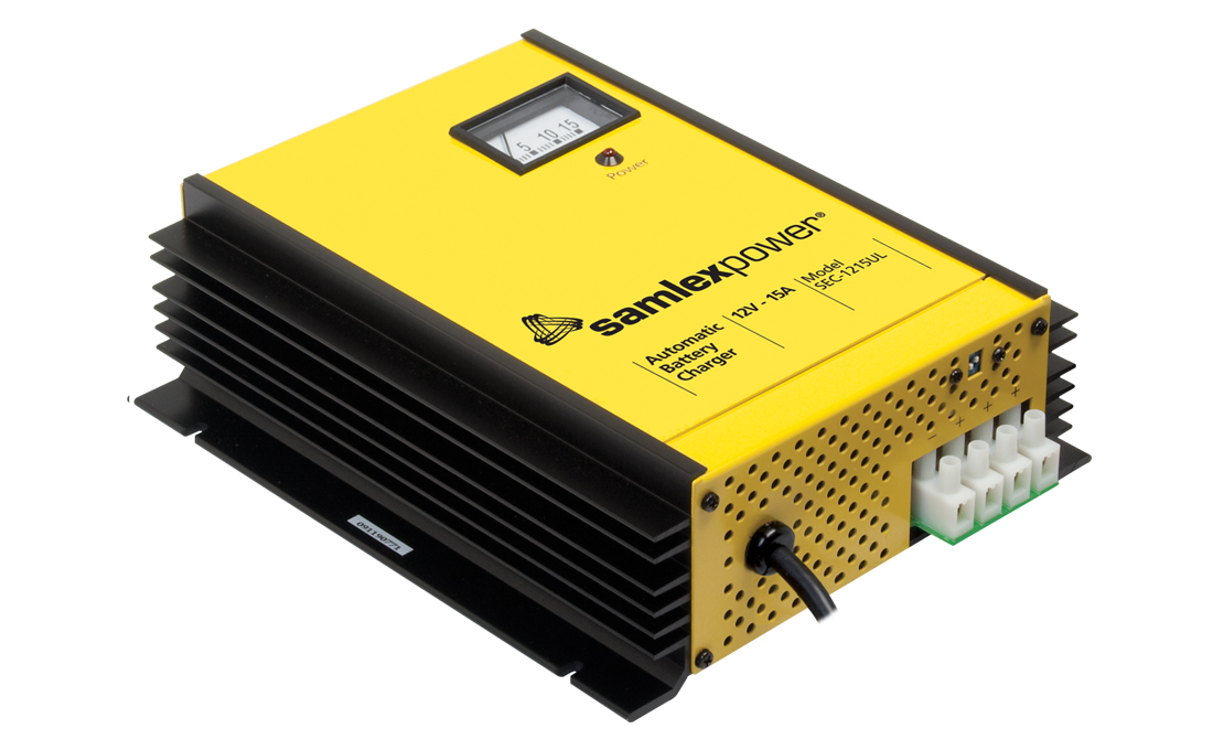 Samlex Solar 15 Amp Fully Automatic Battery Charger - SEC-1215UL ...