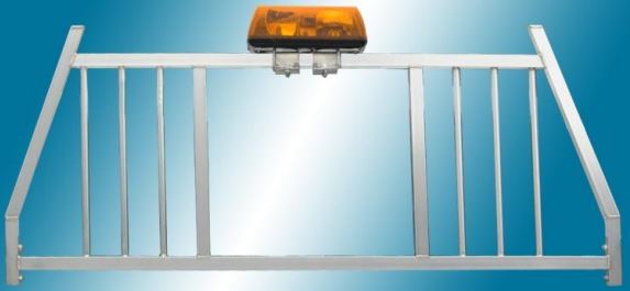 Custom Flow Headache Rack Light Mount Silver - CA10 | HighSkyRVParts.com