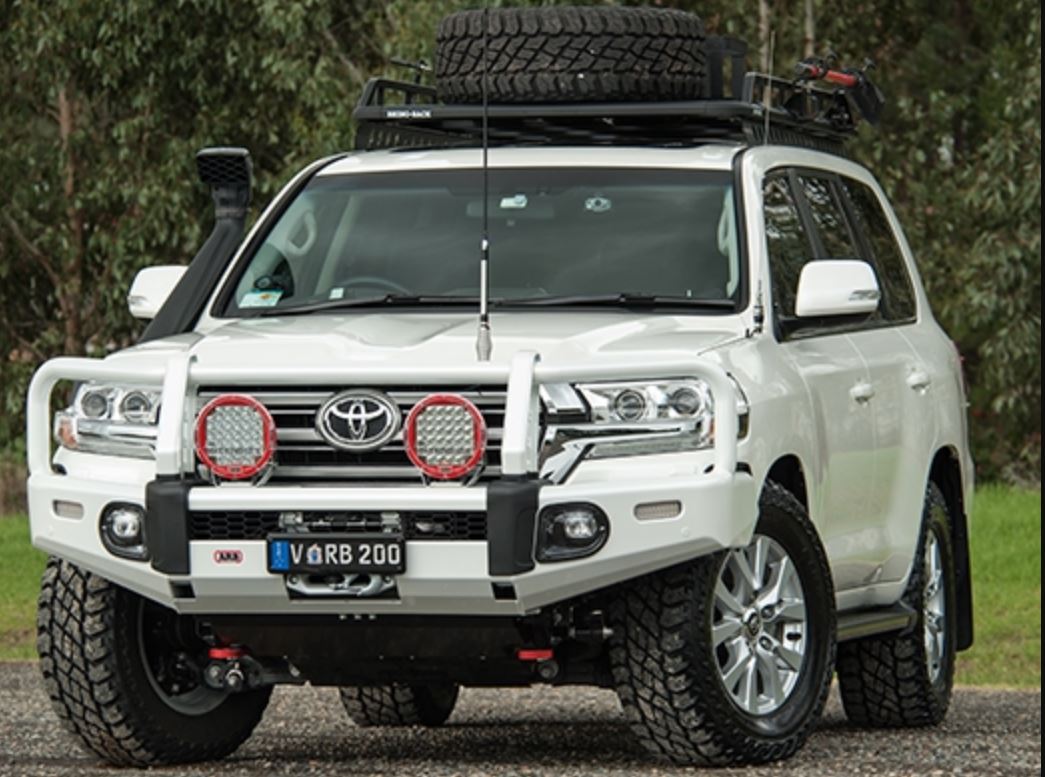 ARB Bumper Aluminum Powder Coated Summit Bar Black With Grill Guard ...