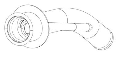 ECI Fuel Systems Fuel Filler Neck - 5761 | HighSkyRVParts.com