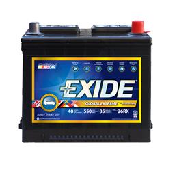Exide Technologies Car Battery Global Extreme Series 26R Group - 26RX ...
