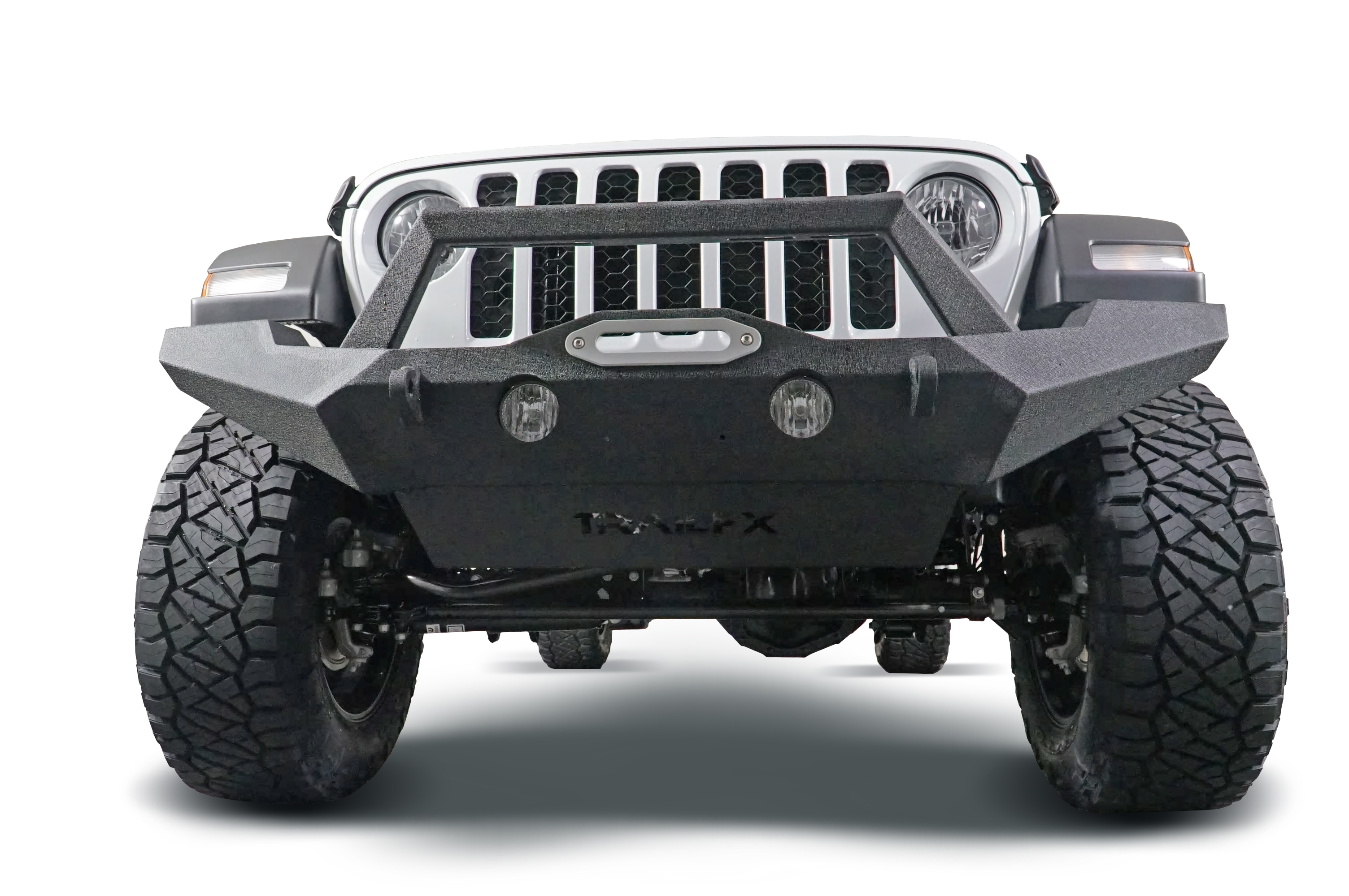 TrailFX TFX Jeep Products Bumper 1-Piece Design Steel Black - JL07T ...